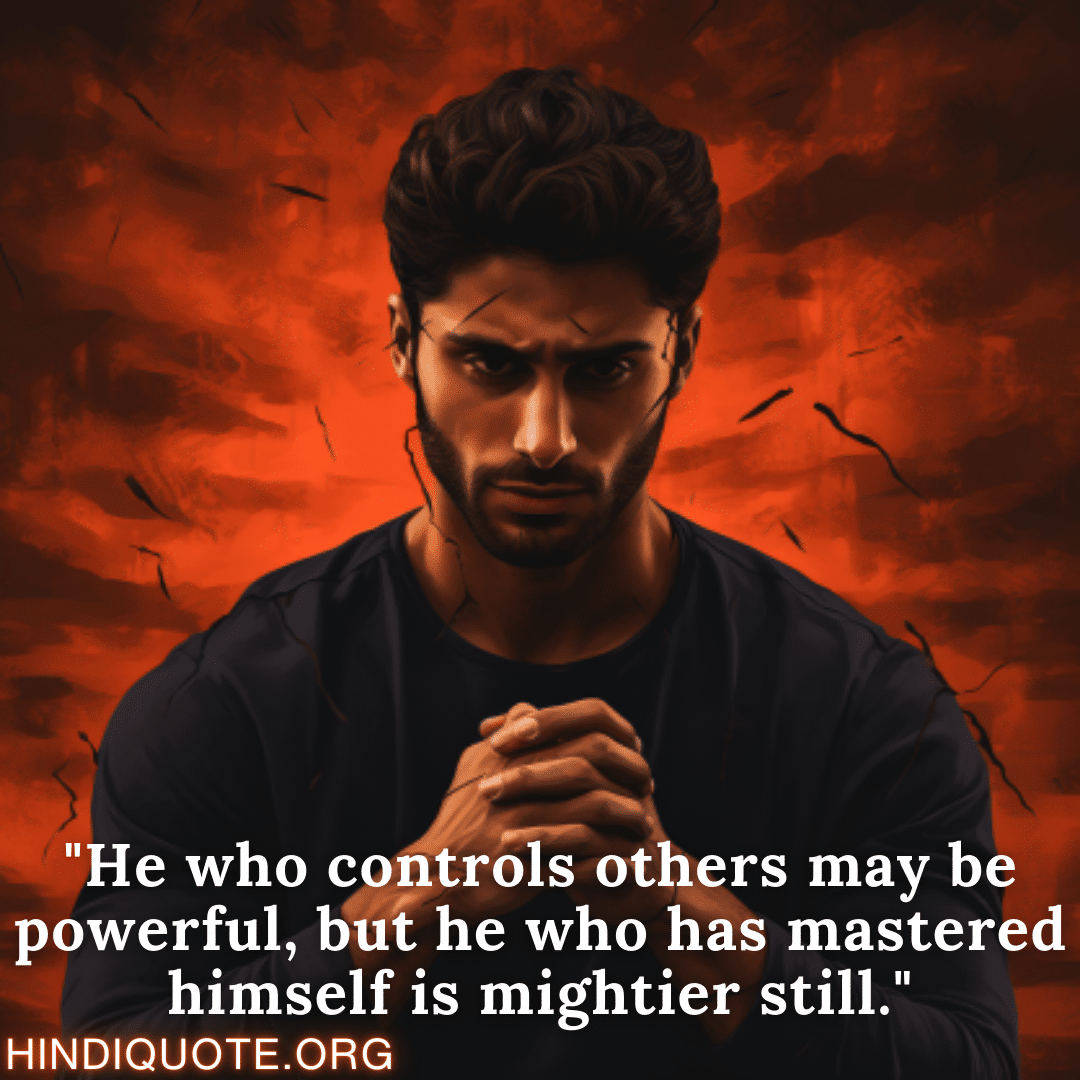 Top 10 Self-Control Attitude Quotes - Hindi Quotes