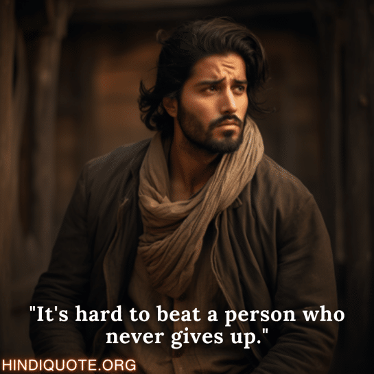 Top 10 Never-Give-Up Attitude Shayari In English - Hindi Quotes