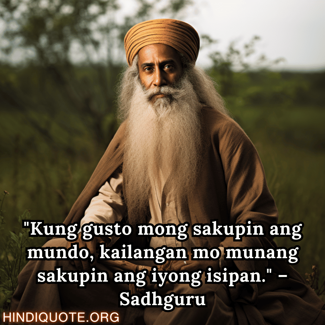 Top 10 Motivational Quotes In Tagalog By Sadhguru Top 10 Mga Paboritong ...