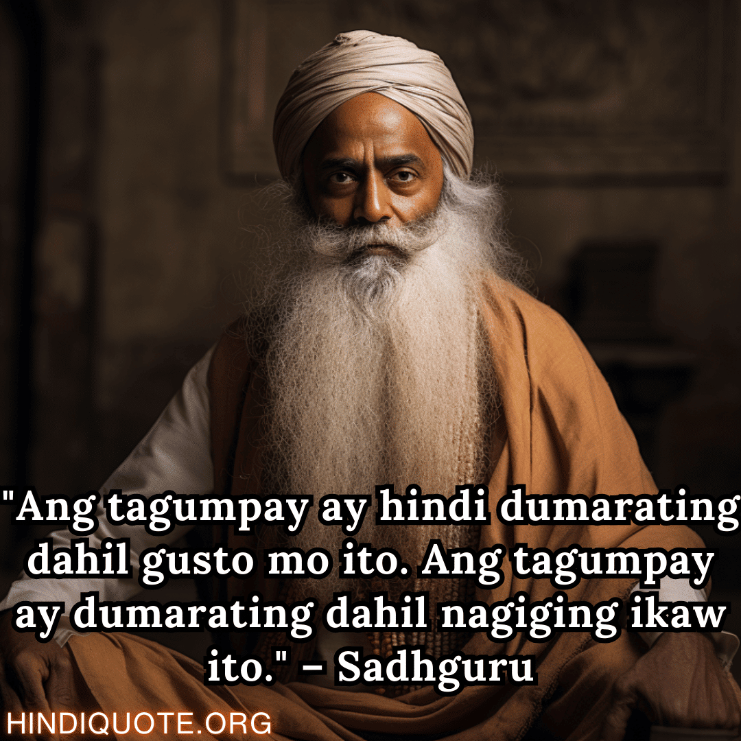 Top 10 Motivational Quotes In Tagalog By Sadhguru Top 10 Mga Paboritong ...