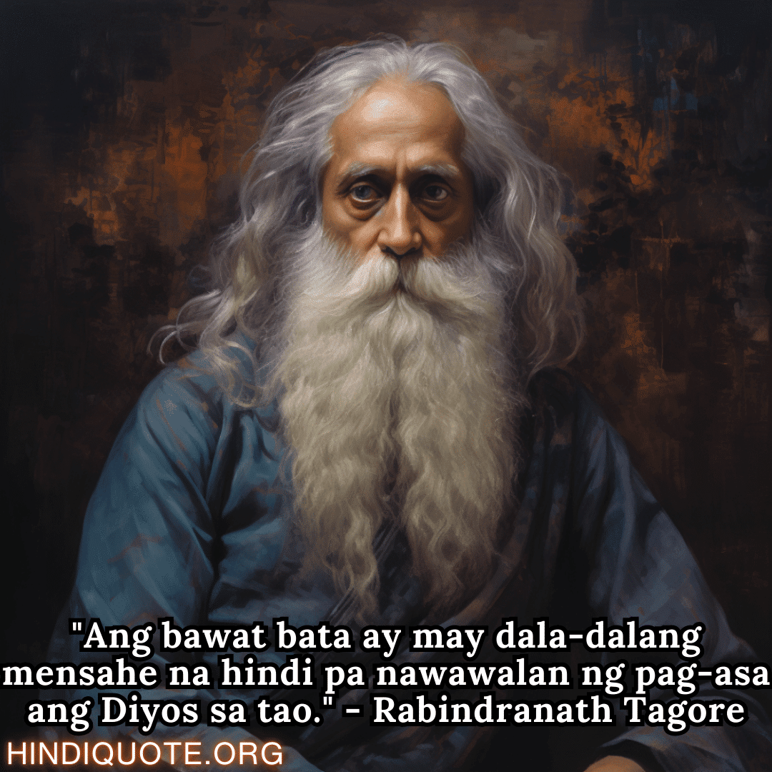 Top 10 Motivational Quotes in Tagalog By Rabindranath Tagore | Mga ...