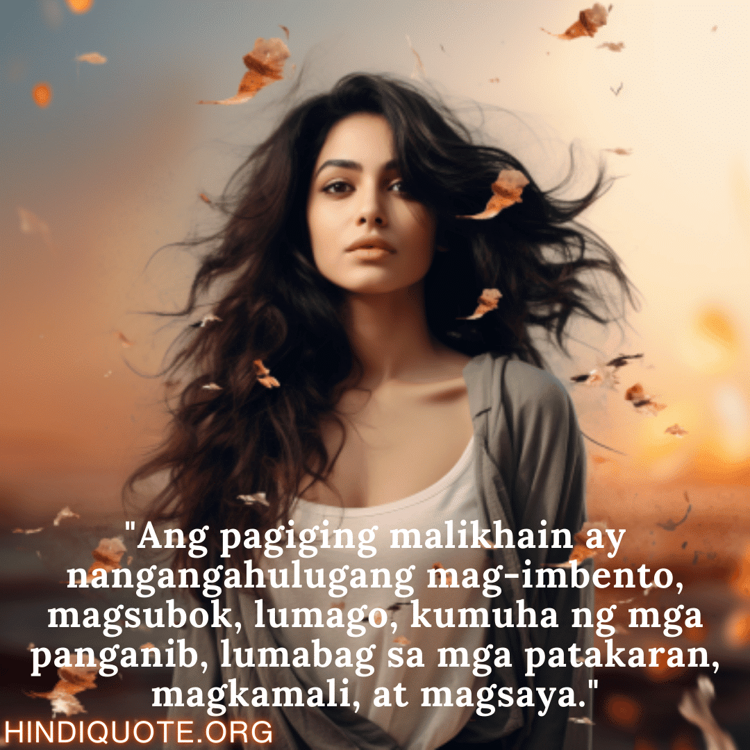 Top 10 Creative Attitude Quotes In Tagalog | Nangungunang 10 Sipi ng ...