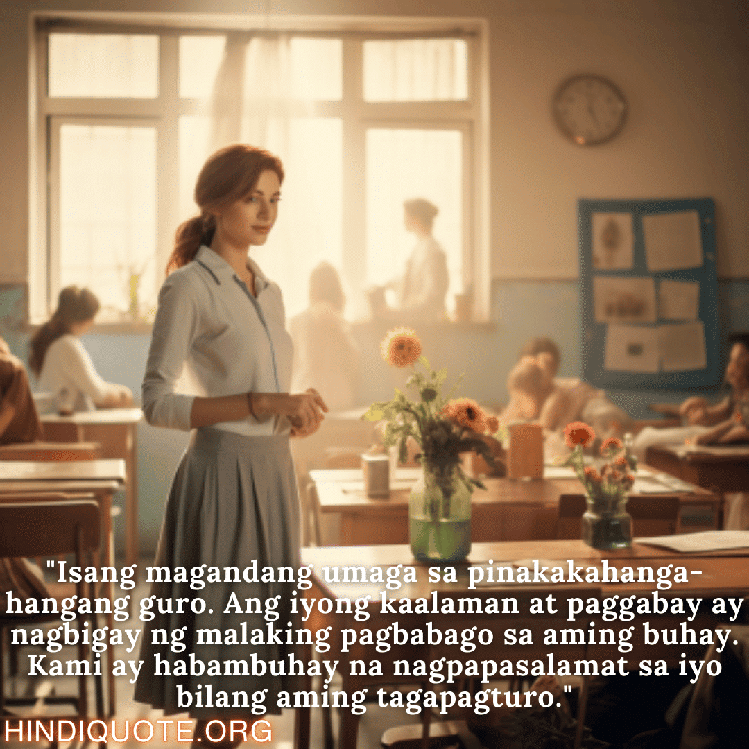 Top 10 Good morning Quotes Tagalog For Your Teacher | Nangungunang 10 ...